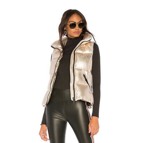 SAM. | Jackets & Coats | Sam Freedom Vest White Gold New | Poshmark